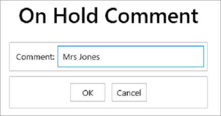 Place a transaction on hold (Fred POS Plus)