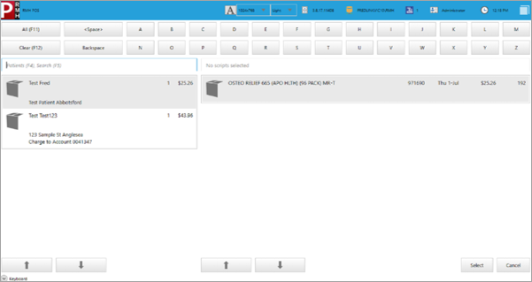 Sell prescriptions at the till (Fred POS Plus)