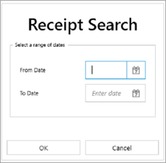 Reprint receipts at the till (Fred POS Plus)